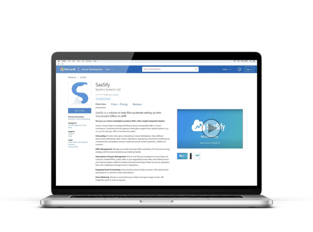 SaaSify - B2B SaaS Cloud Marketplace Platform