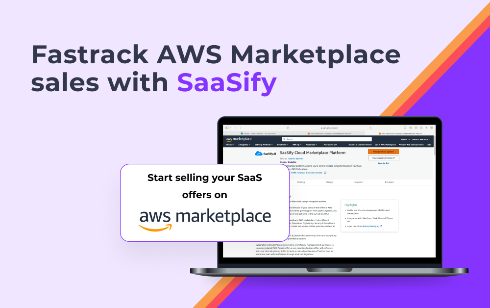 Build Cloud GTM Solutions On AWS Marketplace With SaaSify